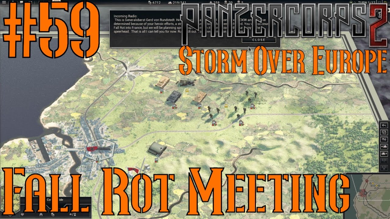 Fall Rot Meeting #59 | 4 June 1940 | Panzer Corps 2 - Storm Over Europe ...