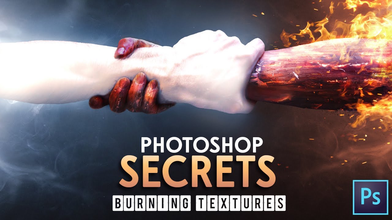 Photoshop Tutorial - Burning Texture - YouTube