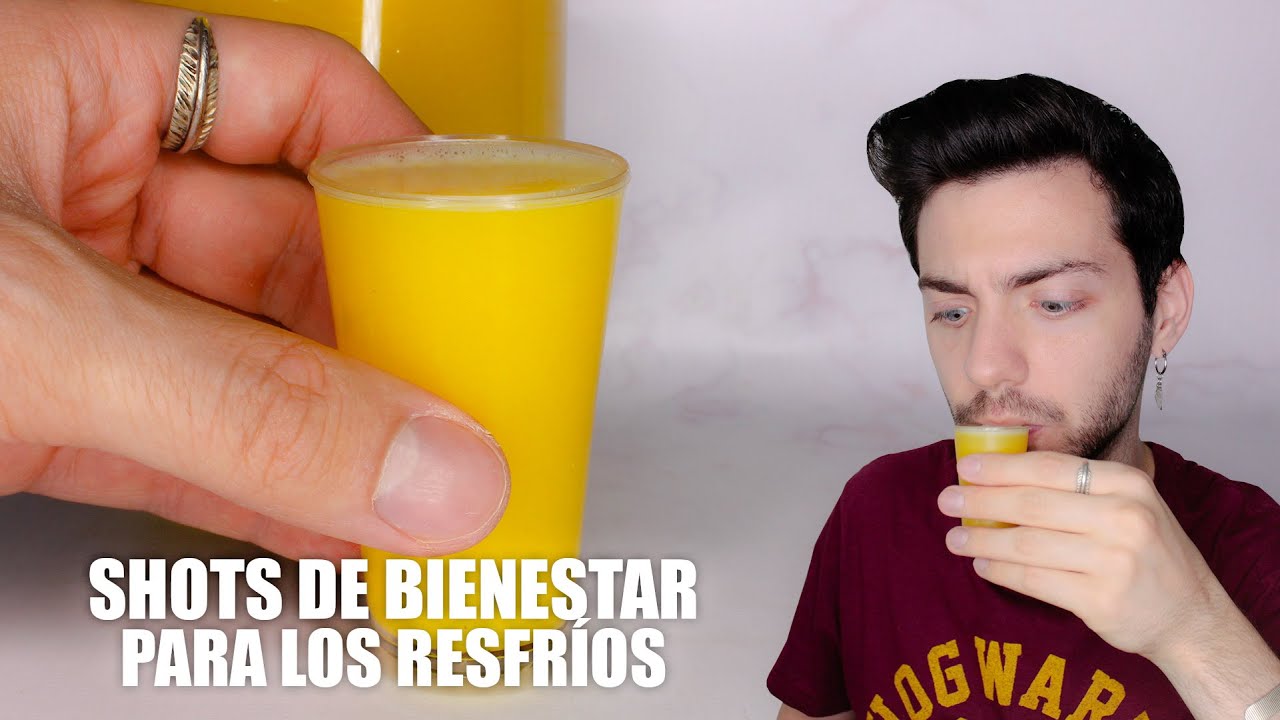 SHOT DE JENGIBRE 🤧🥰 SHOTS DE BIENESTAR PARA RESFRÍOS ️ Cualquiera ...