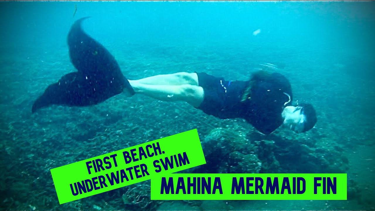 Mahina Mermaid Monofin First Beach, Underwater Swim - Negros Merman ...