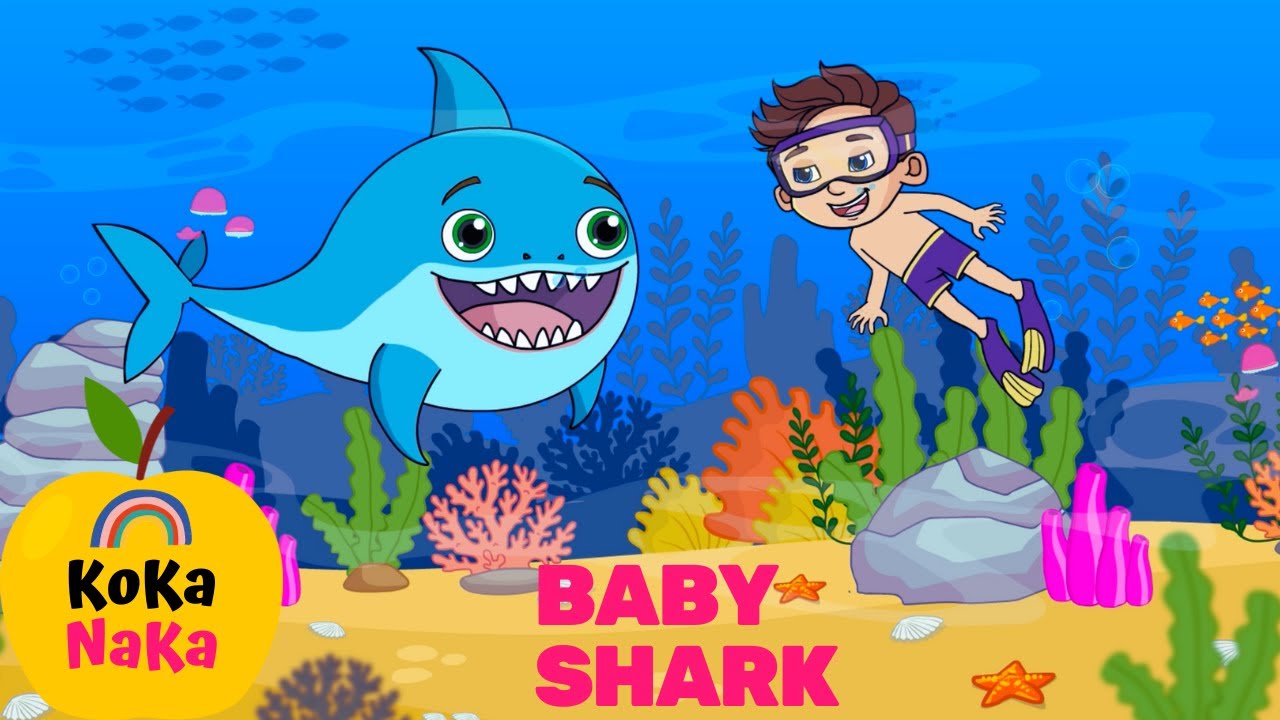 Baby Shark New Song & More Koka Naka Nursery Rhymes - YouTube