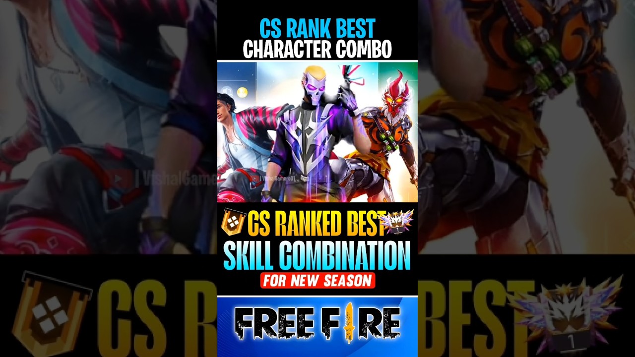 Free fire Cs Ranked best character skills combination.ftee fire tips ...