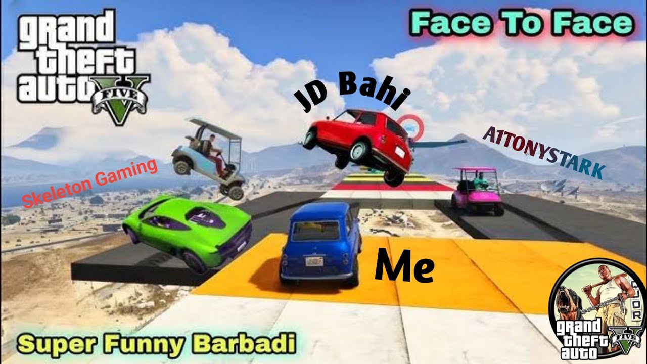 Super Funny Face To Face || 😂😂 Very Funny Race 999999% Complete 💯 - YouTube