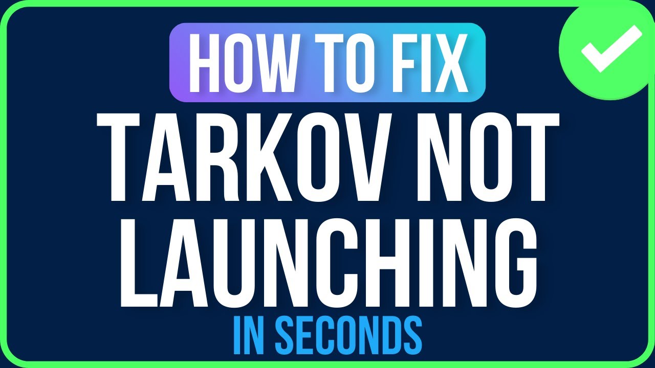 ESCAPE FROM TARKOV NOT LAUNCHING [FIXED] | Tarkov Not Launching Problem ...