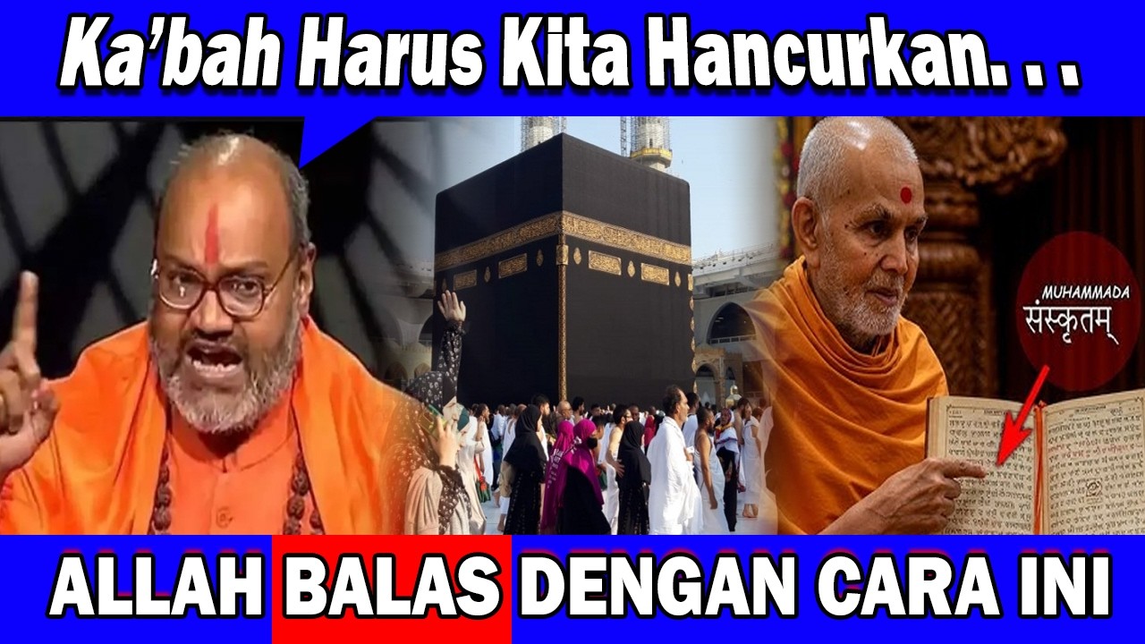 INGIN HANCURKAN KA'BAH SETELAH DITEMUKAN NAMA NABI MUHAMMAD DI KITABNYA ...