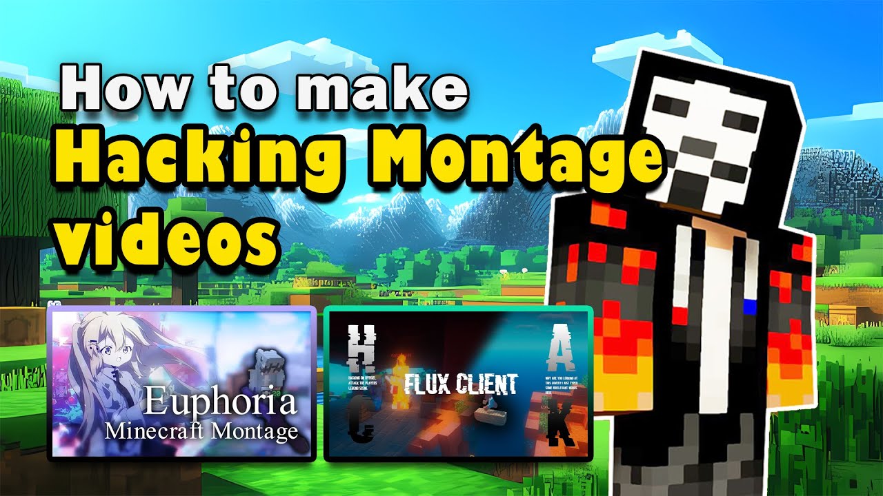 Minecraft | How To Make A Hacking Montage Video - YouTube