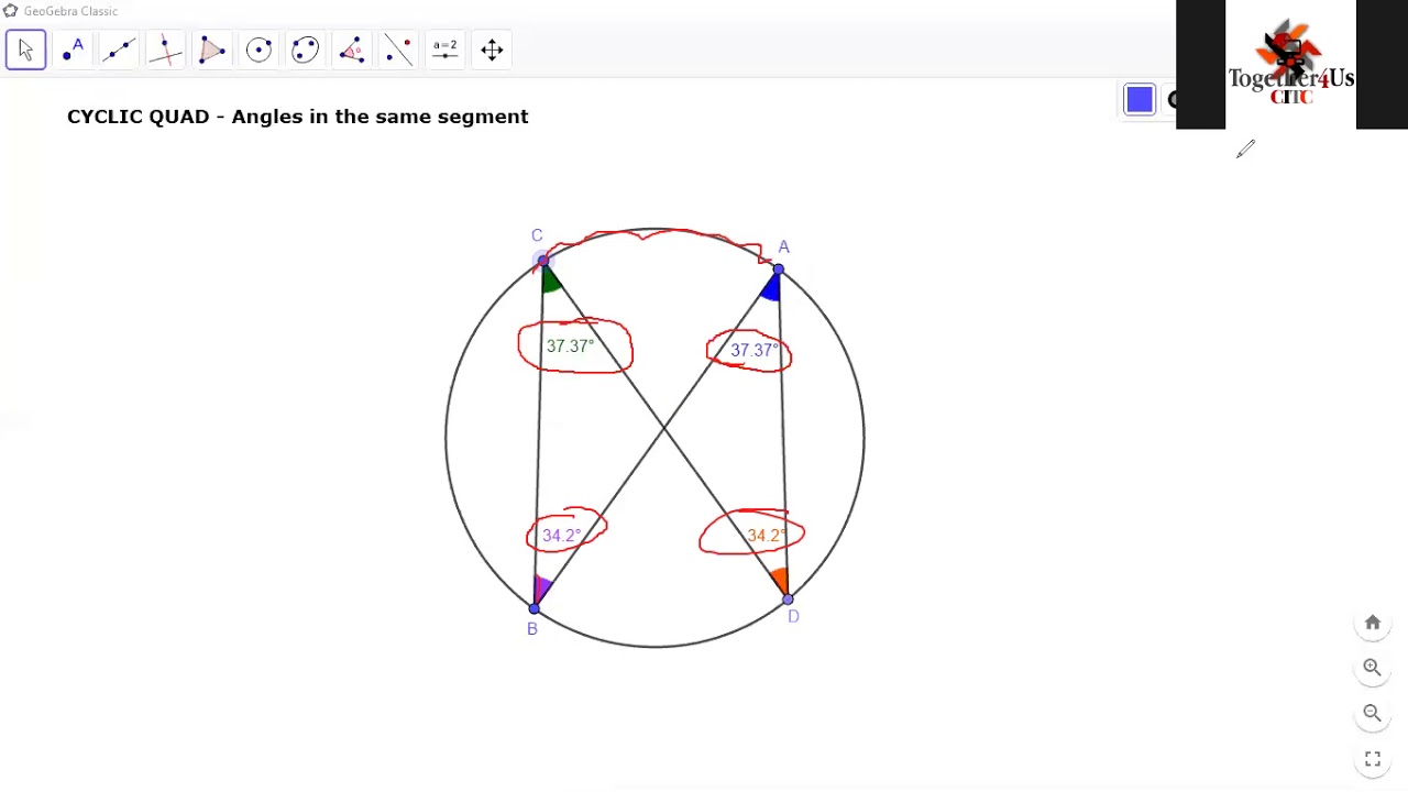 Lesson 2 6 CQ same segment angles - YouTube