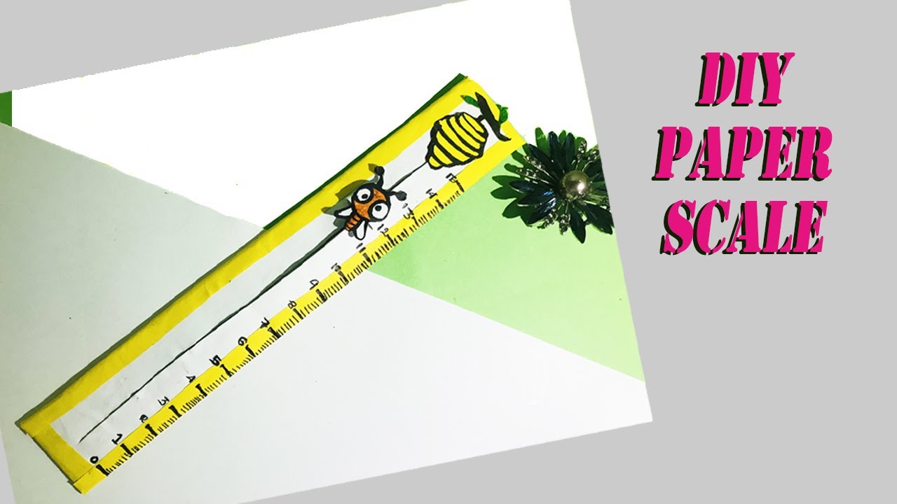 How to make Scale || Back to school || Origami with paper || DIY Paper ...