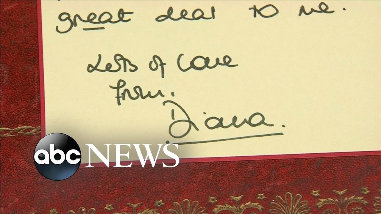 Princess Diana's Notes to Former Palace Steward to Be Auctioned - YouTube