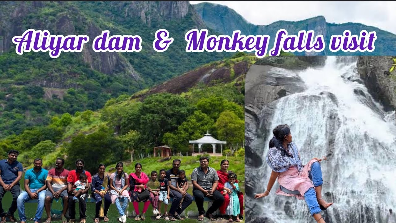 Place to visit in Pollachi🌴🌴 Aliyar Dam, Monkey Falls, Farm Stay# ...