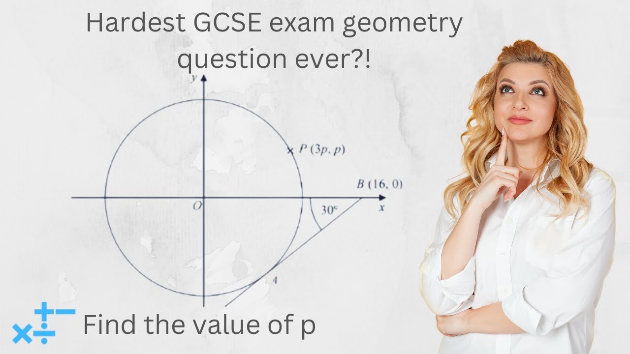 Is this the hardest GCSE exam question ever? Geometry edition - YouTube