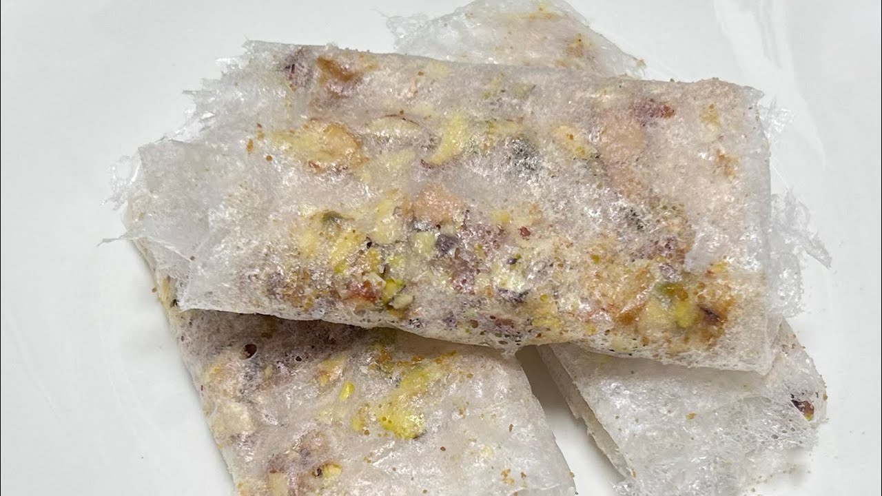 Healthy & no sugar Paper sweet | Pootharekulu recipe | Thin flaky paper ...