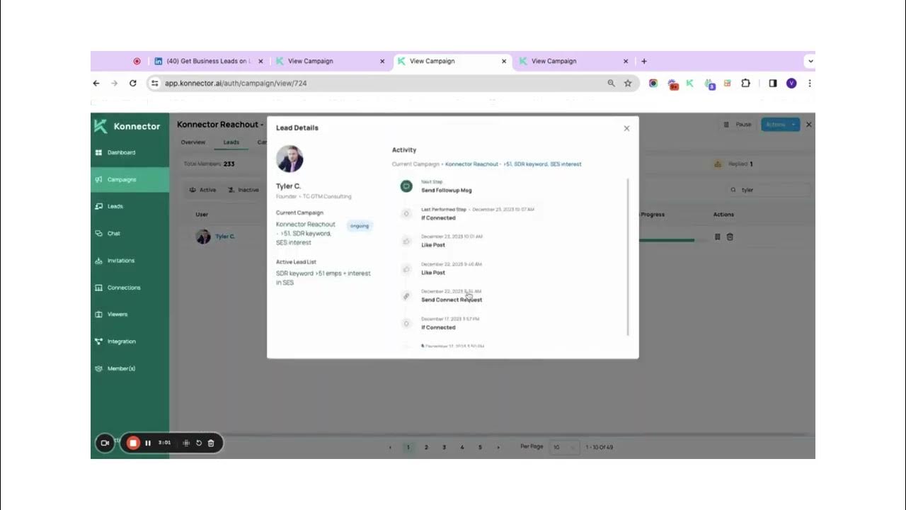 Automate Linkedin Follow up - YouTube