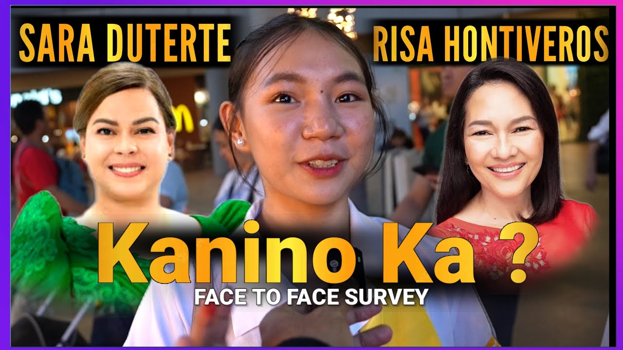 SARA DUTERTE vs RISA HONTIVEROS ? Kanino Ka? - Face to Face Survey ...