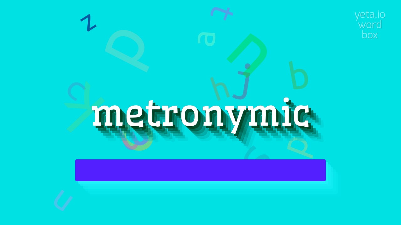 How to say "metronymic"! (High Quality Voices) - YouTube