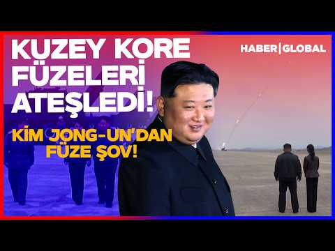 Kuzey Kore'nin Füze Testi Dünyayı Şok Etti! Kim Jong-Un'dan Füze Şov!