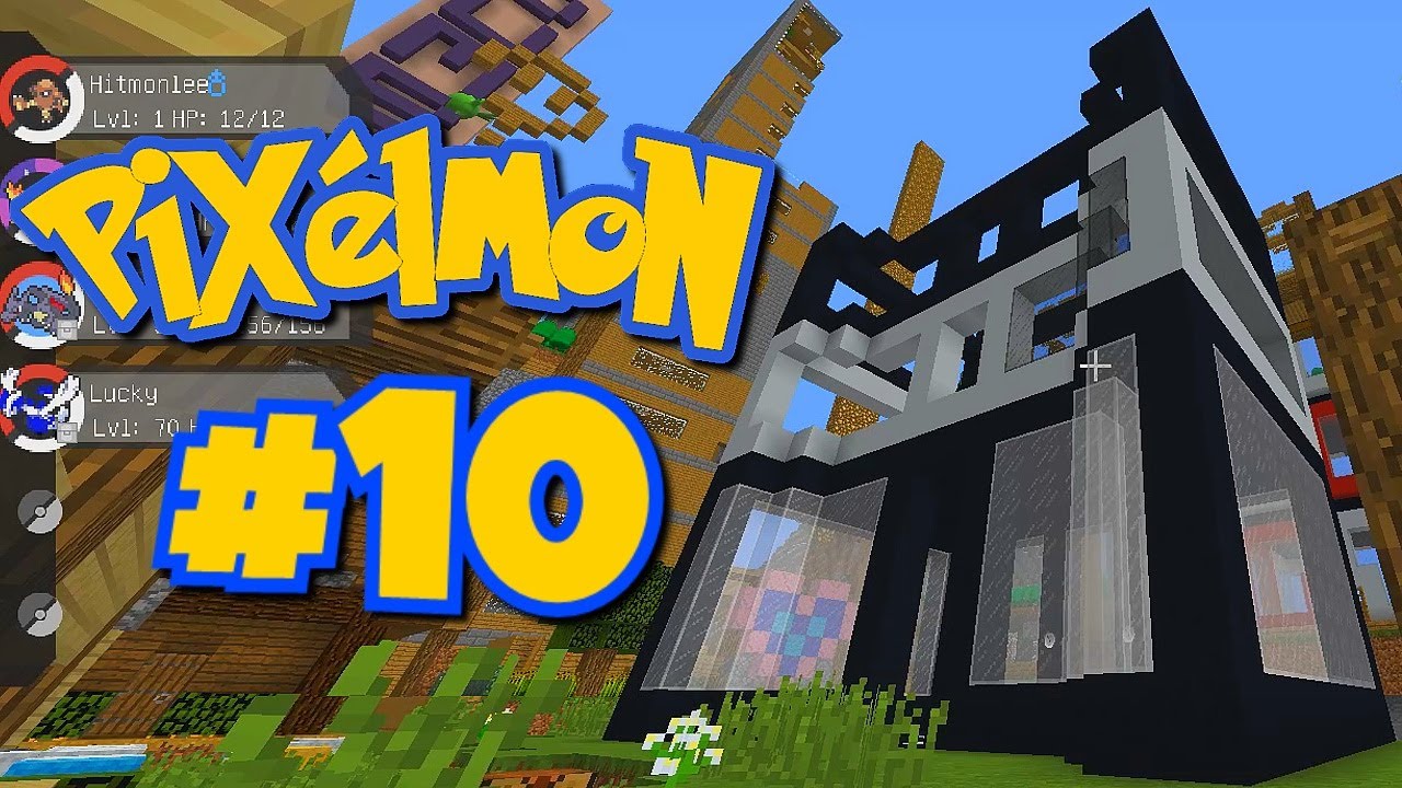 I MADE A NEW BUILDING!!! (Minecraft Pixelmon Episode 10) - YouTube