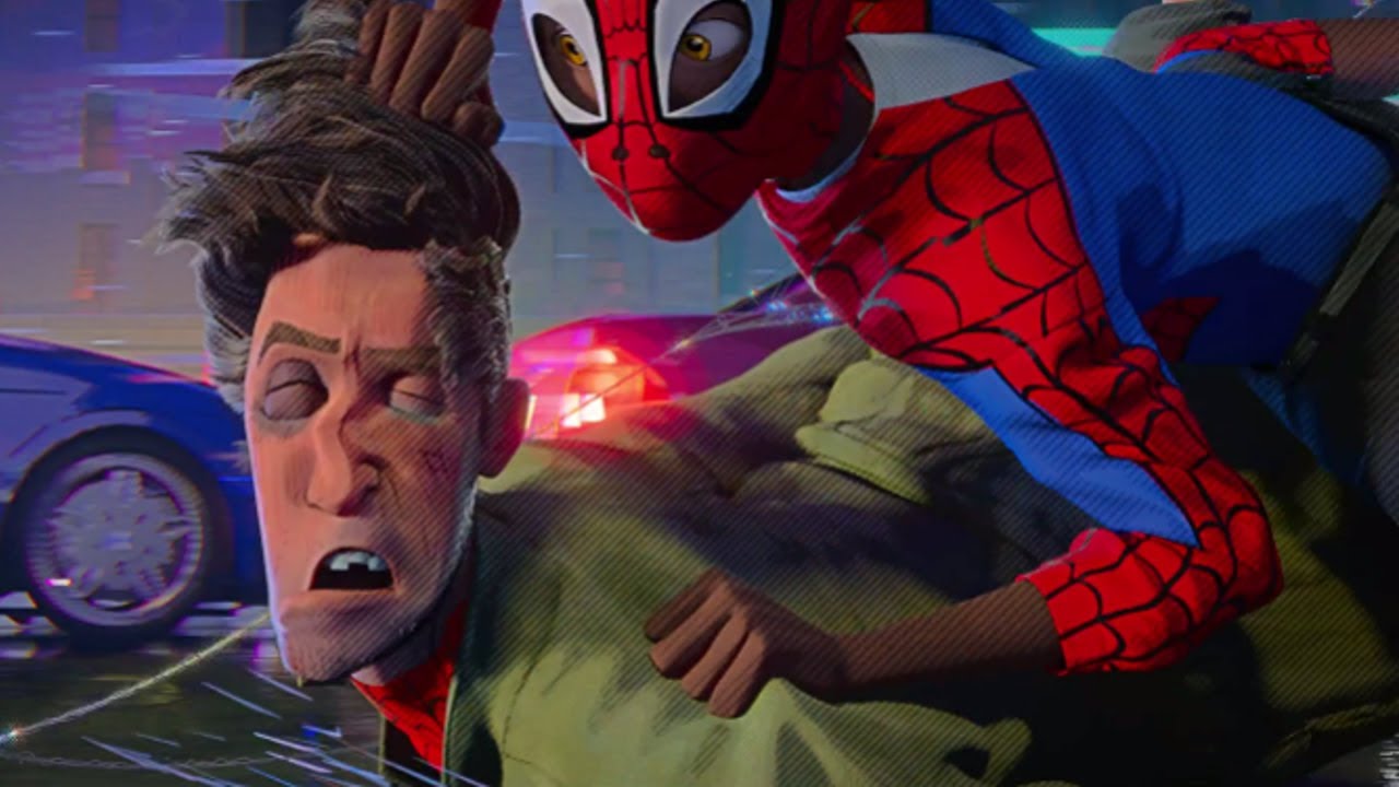 Spider-Man: Into the Spider-Verse | Miles Meet Peter B. Parker HD 60FPS ...