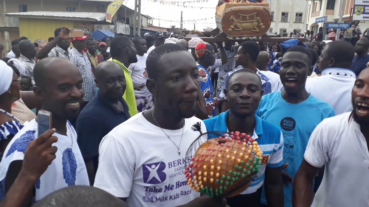 Akosolotoba during winneba aboakyire festival 2019 - YouTube