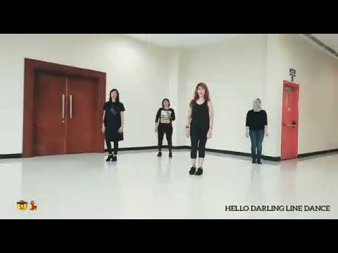 Hello Darling Line Dance l Choreographed Lucy Aprilina( ULD Jateng) l ...