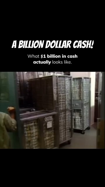 A BILLION DOLLAR MONEY LOOKS LIKE - YouTube
