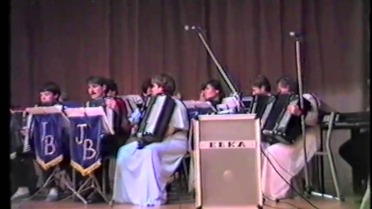 Jimmy Blair Accordion Orchestra in Concert 1984 - YouTube