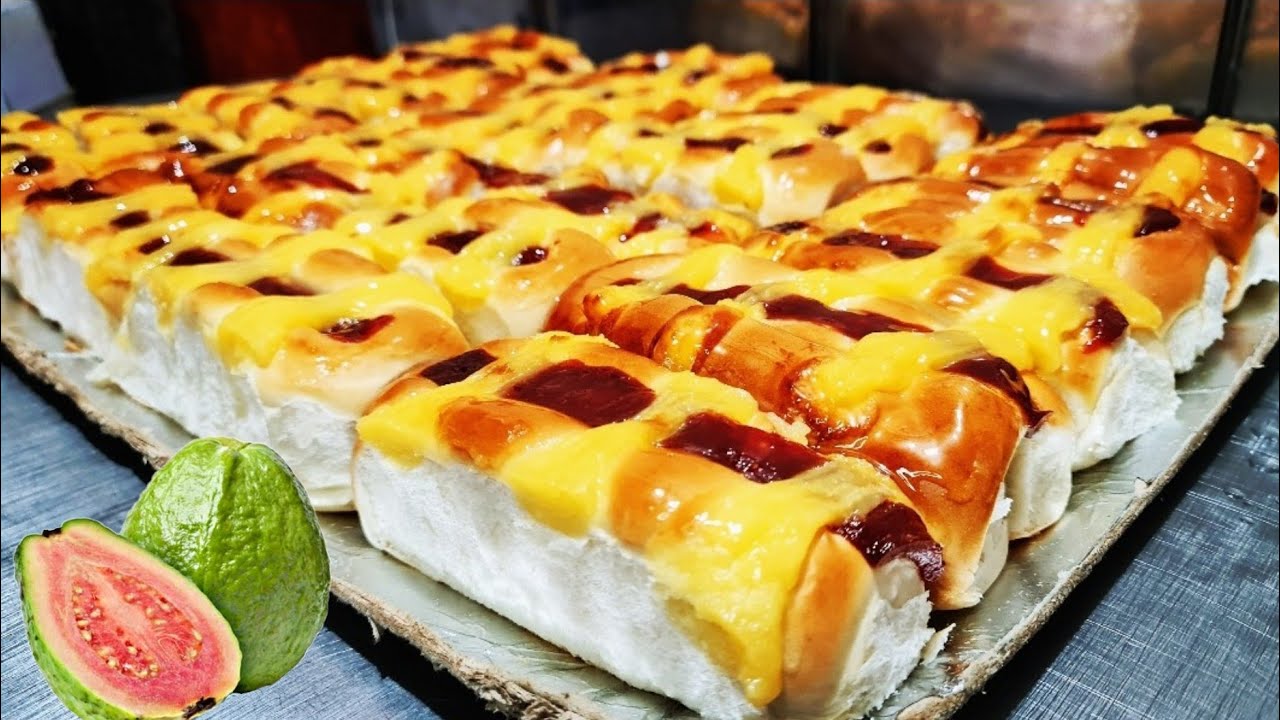 Pão Doce com Goiabada e Creme - YouTube