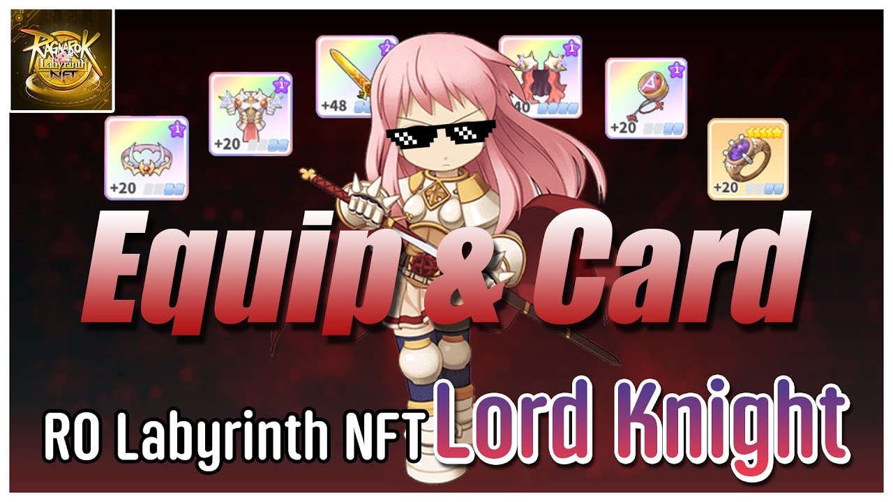 [Lord Knight] ของสวมใส่ และ การ์ด ที่ใช้ (ณ ตอนนี้) + ตีบอส High Orc ...