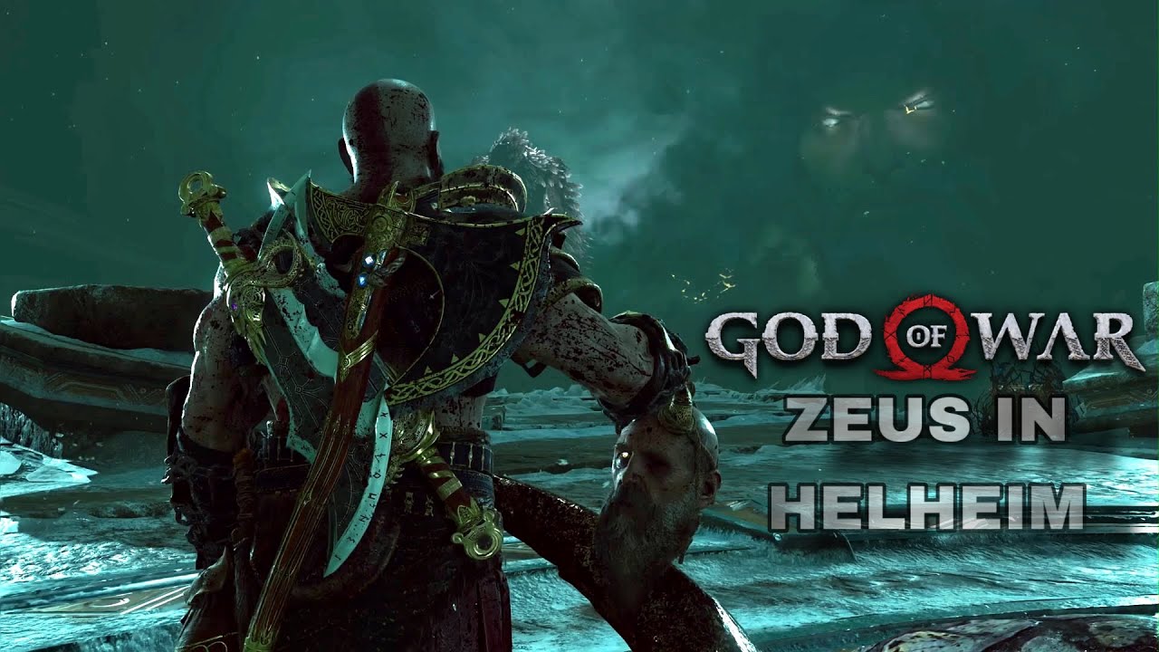 Kratos sees Zeus in Helheim. God of War - YouTube