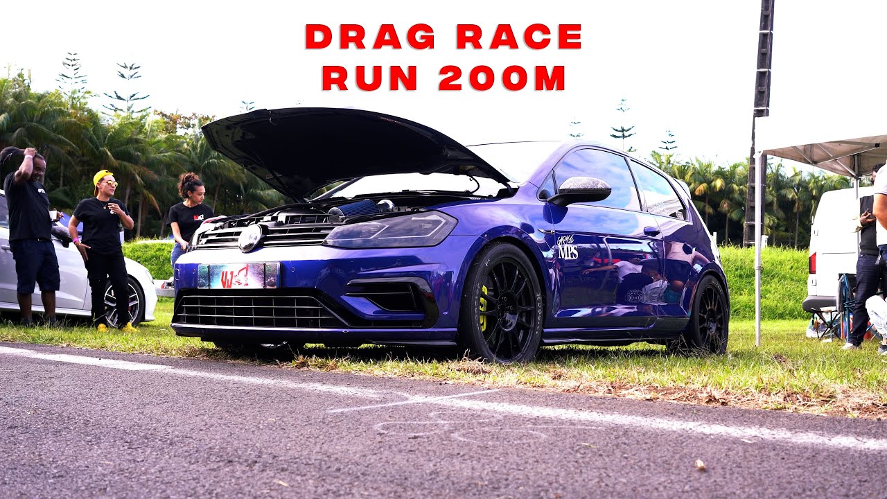 Drag Race Run 974 Run 200m - Circuit Félix Guichard - YouTube