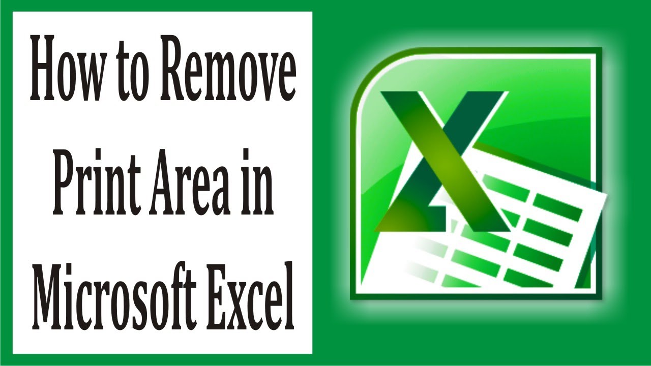 How To Remove Print Area In Microsoft Excel 92 YouTube How To Remove Print Area In Microsoft Excel 92 YouTube