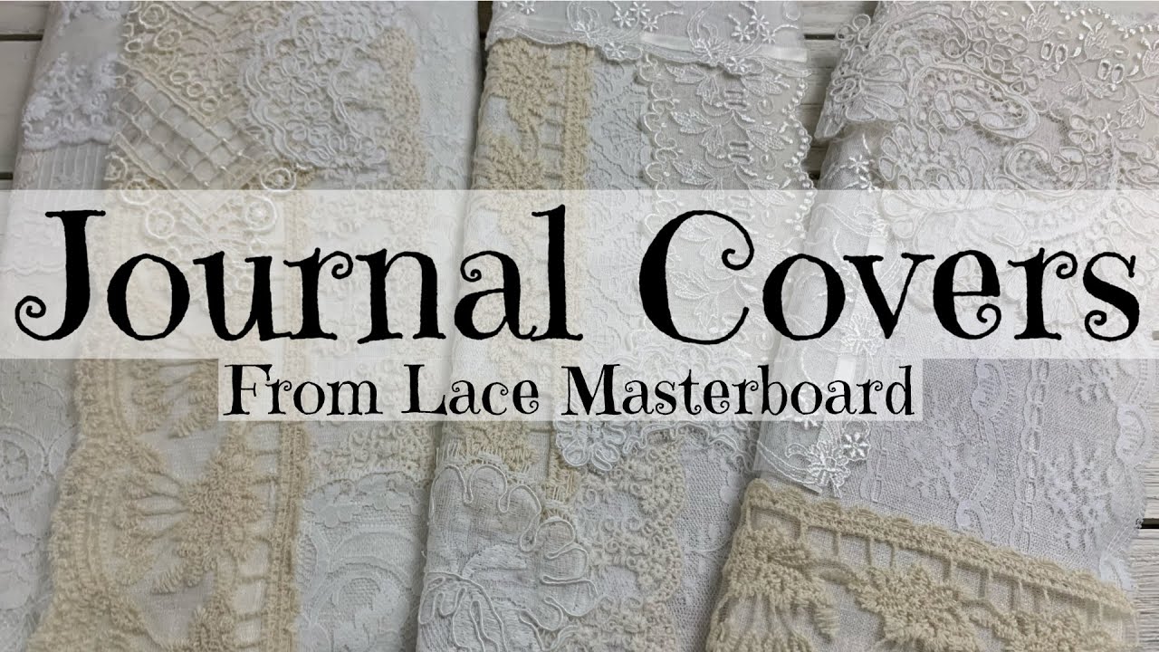 Journal Covers from Lace Masterboard @NerisLaces - YouTube