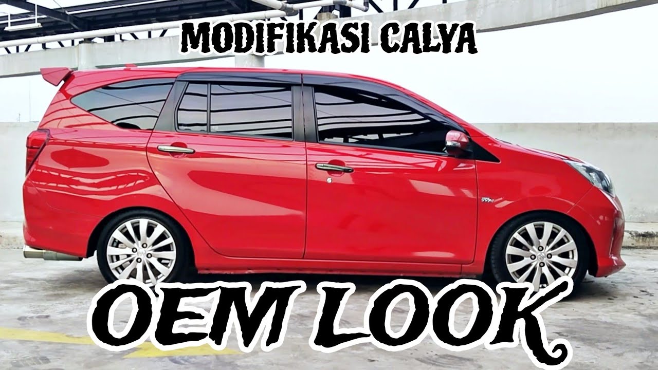 Review modifikasi calya OEM LOOK simple ceper - YouTube