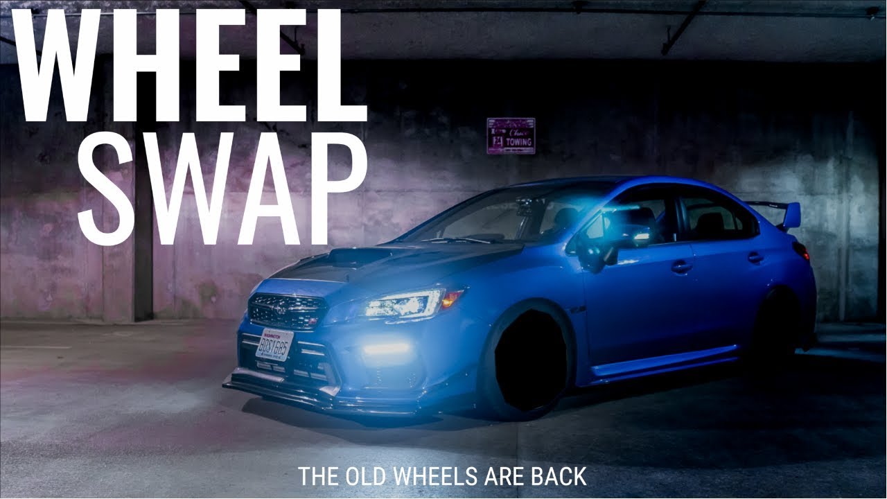 🤗 TIME FOR A CHANGE! | WHEEL SWAP ON MY 2019 SUBARU WRX STI | ENKEI ...