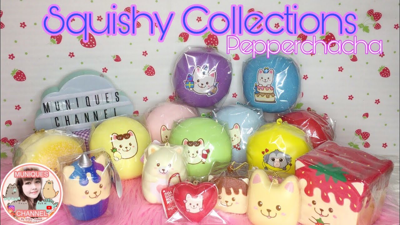 Squishy Collection Pepperchacha | Merk Squishy - YouTube