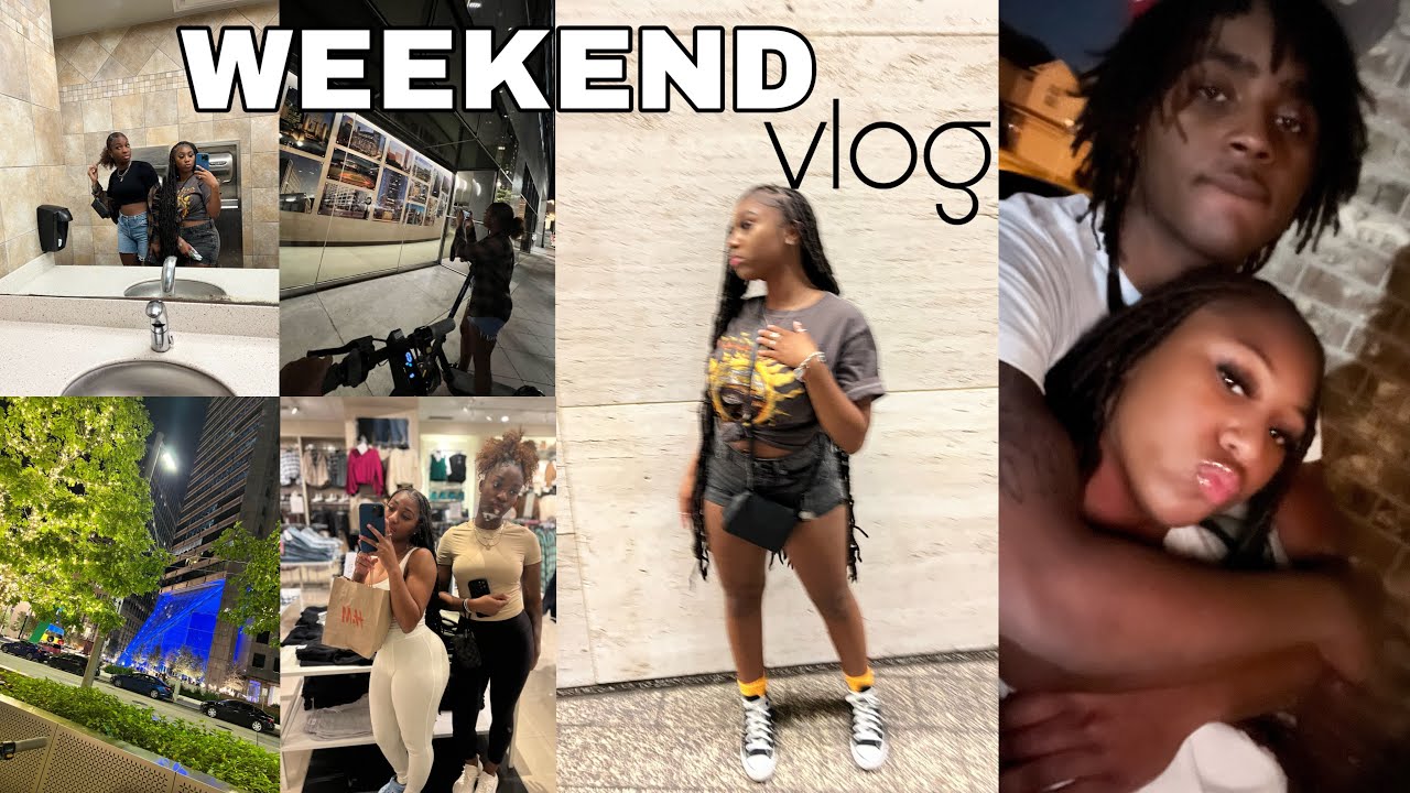 WEEKEND VLOG | downtown HTX, riding scooters, movie date & more! - YouTube