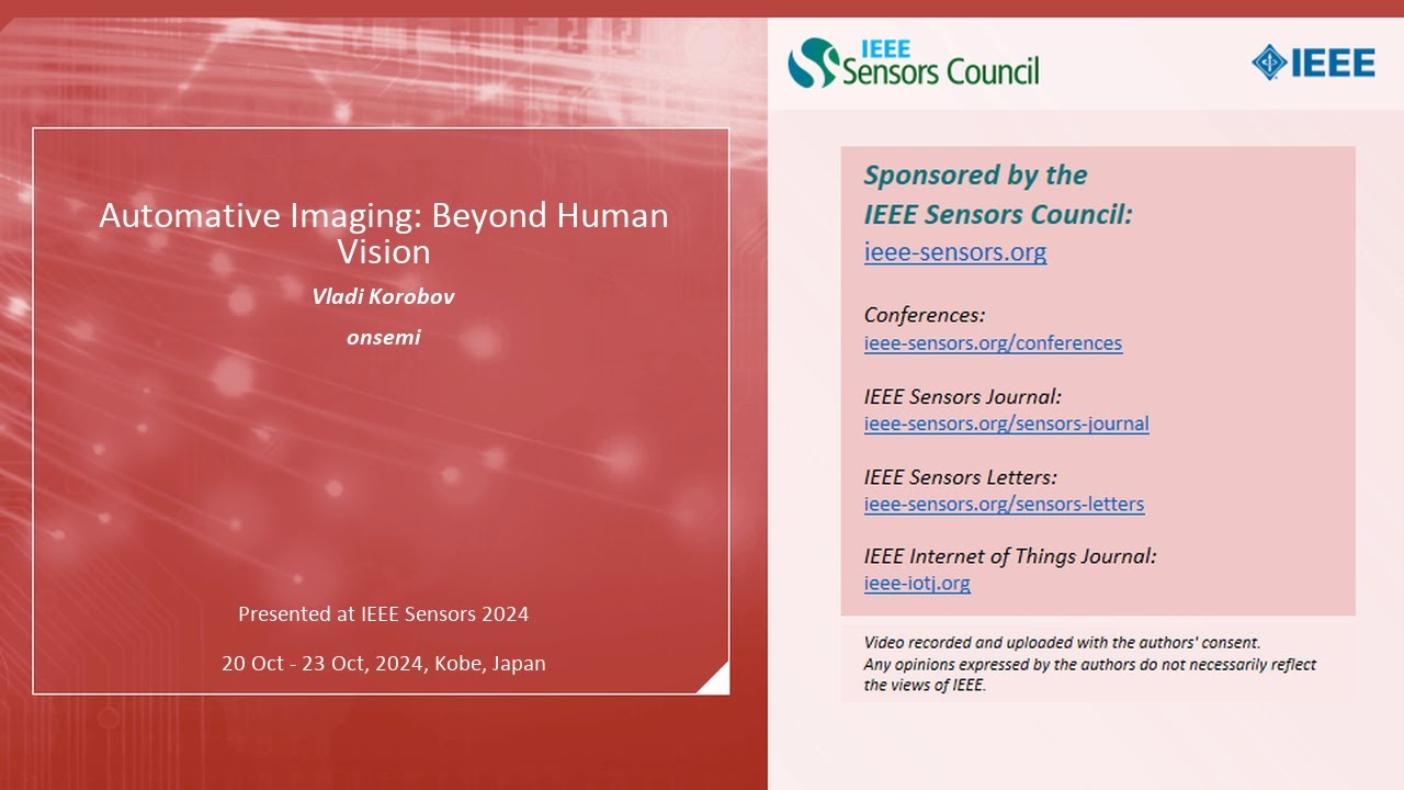 Automative Imaging: Beyond Human Vision - YouTube