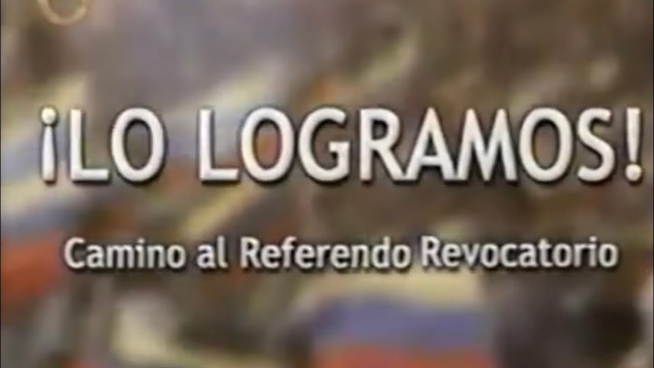 Documental ‘¡Lo Logramos!’ transmitido por Globovisión en 7/2004 - YouTube