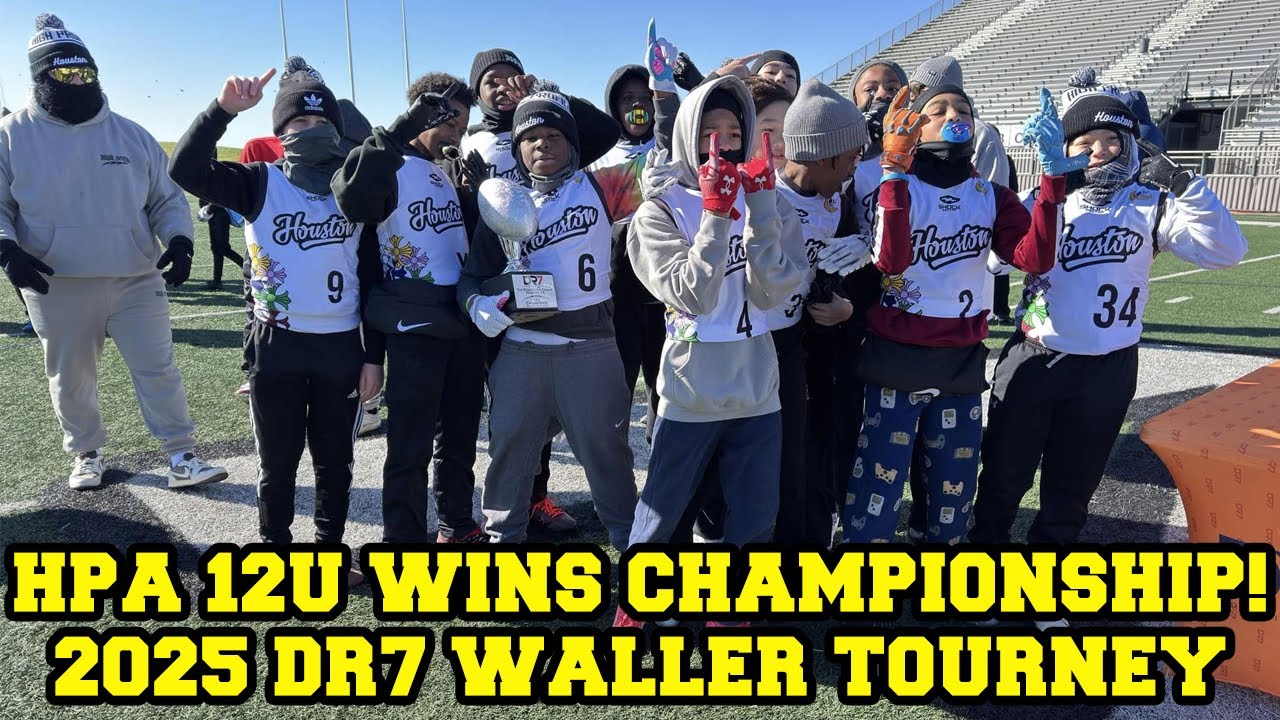 High Profile Athletes 12u WINS IT ALL at DR7 Waller | 7v7 Football ...