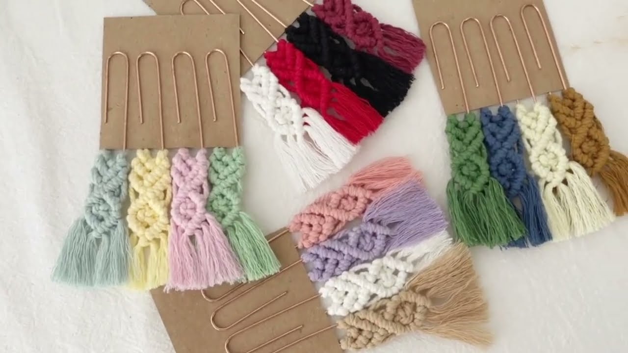 Macrame Paperclip DIY VLOG 001 - YouTube