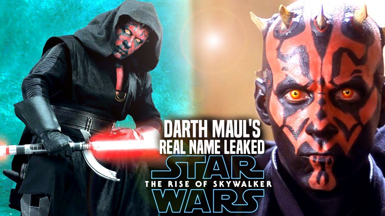 The Rise Of Skywalker Darth Maul's Real Name Leaked! (Star Wars Episode ...