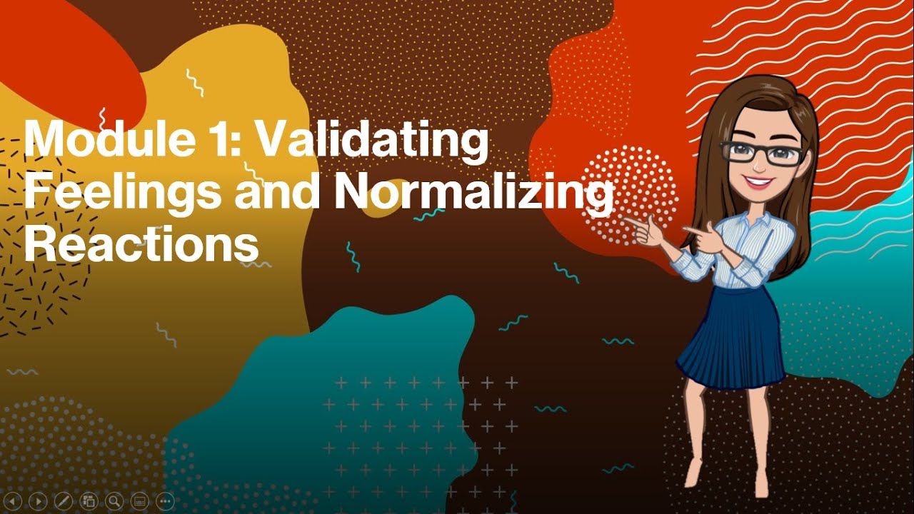 Module 1 Validating Feelings and Normalizing Reactions Taglish - YouTube