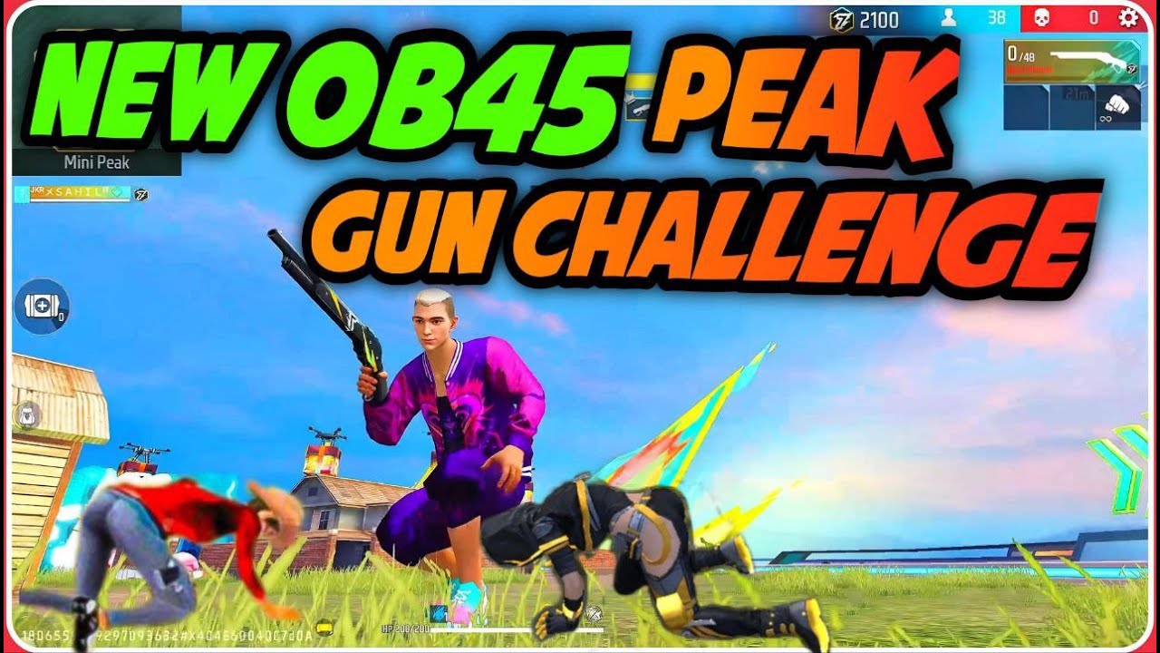 MINI PEAK GUN ONLY CHALLENGE 😱 | Solo Vs Squad Free fire Max 💪 ...