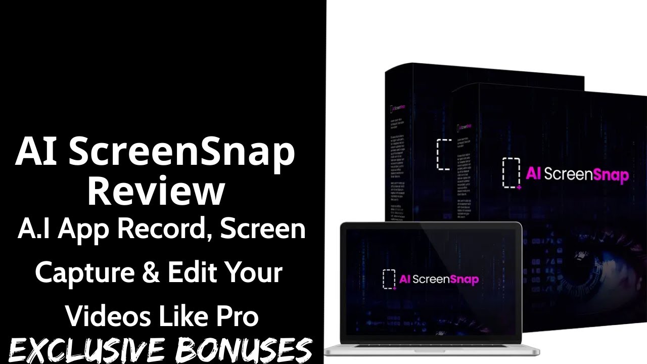 AI ScreenSnap Review || A.I App Record, Screen Capture & Edit Your Videos Like Pro ||Exclusive ...