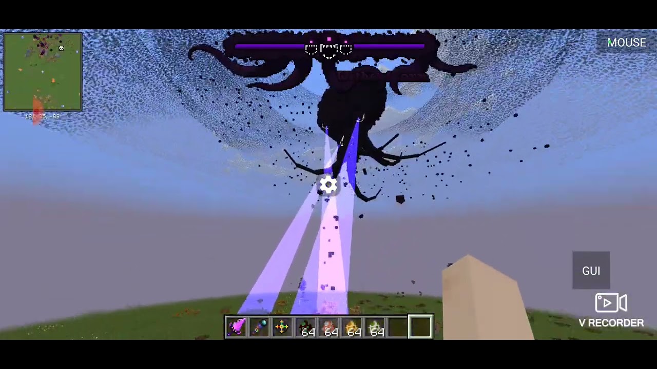 LucasDotje wither storm vs village. minecraft Java edition showcase - YouTube