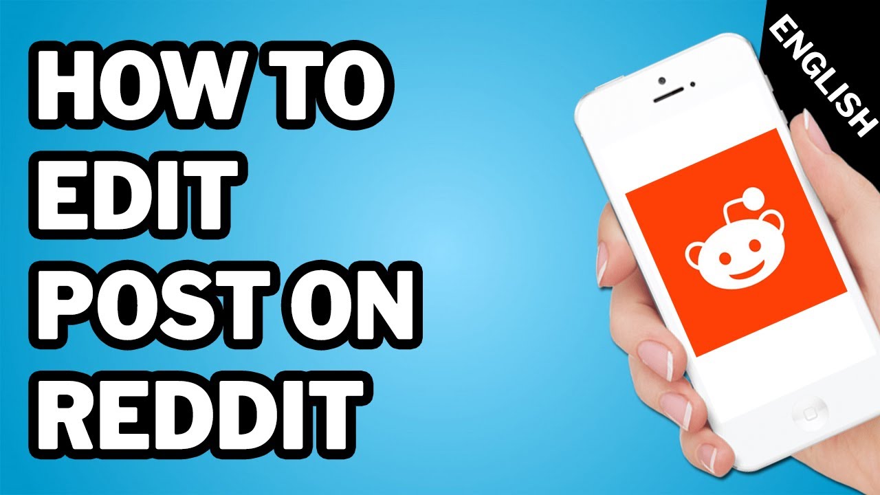 How to Edit Posts on Reddit - YouTube