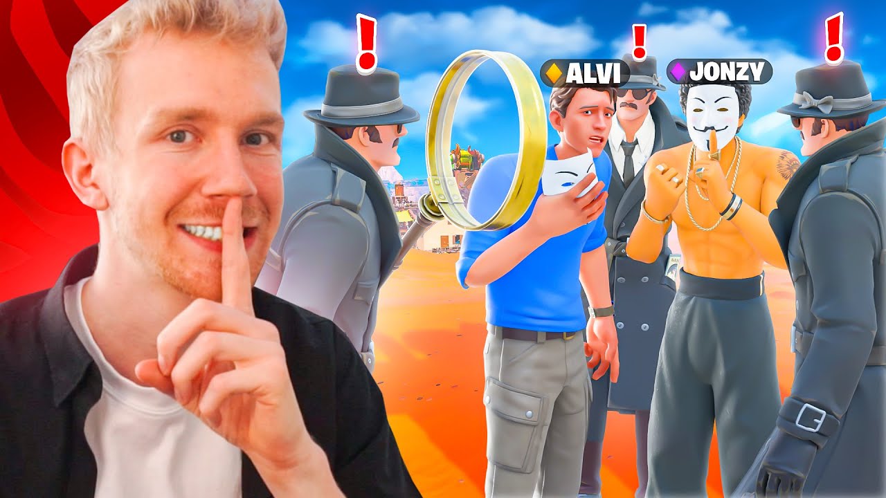 ERKENNE ich ALVI und JONZY unter *100 SPIELERN* in Fortnite? 😱 - YouTube