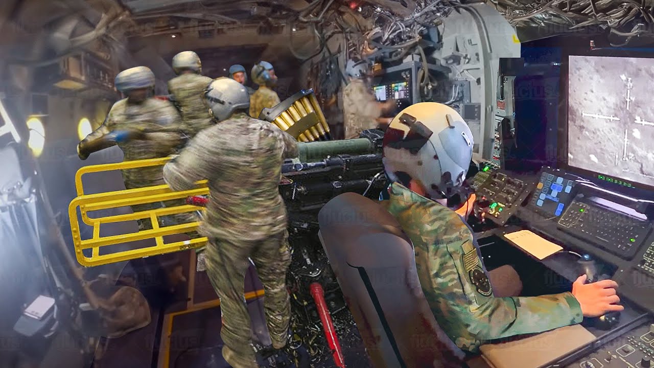 Life Inside Most Feared US AC-130 Cockpit Demolishing Targets From The ...