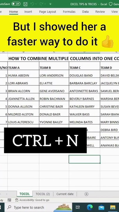 Working With Multiple Workbooks At The Same Time In Excel Exceltips Exceltricks Excelshorts 3607