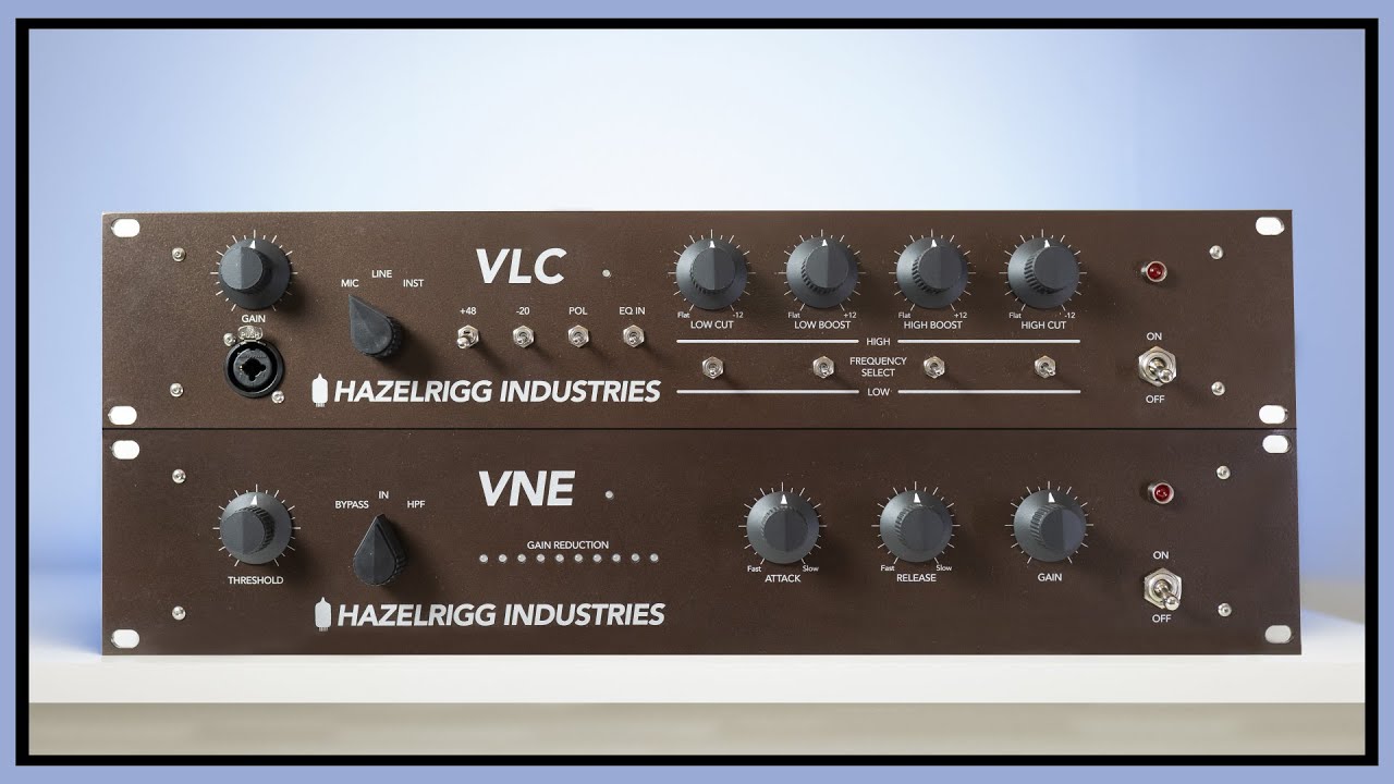 Hazelrigg Industries VLC Channelstrip & VNE Compressor – TEST - YouTube